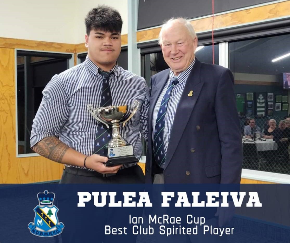 2023 Award Winners - Napier Old Boys Marist Rugby
