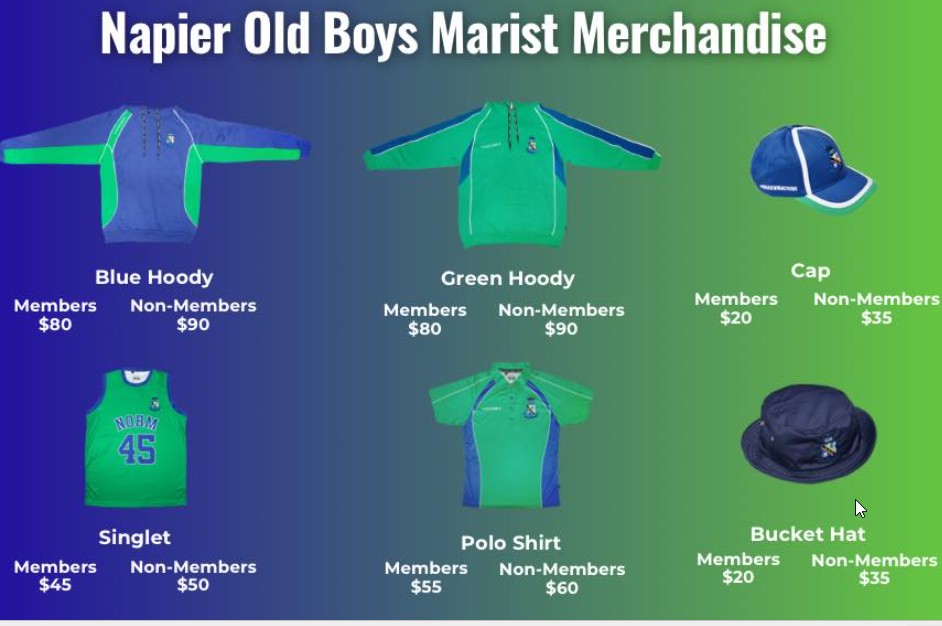 NOBM Merchandise - Napier Old Boys Marist Rugby